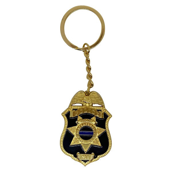 Police Badge Keychain | Police Logo Keychain | iSupportLE